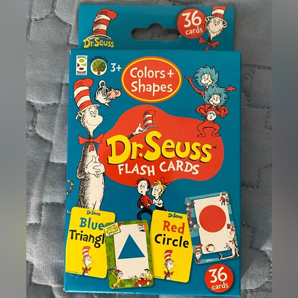 Dr. Seuss | Toys | Dr Seuss Flash Cards 3pack Set Colors Shapes Numbers ...